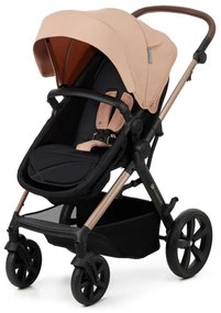 KINDERKRAFT - Kombinovaný kočárek 3v1 MOOV 2 Sand beige + autosedačka MINK PRO