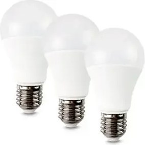 ECOLUX LED žárovka 3-pack 12W / klasický tvar / E27 / 3000K / 270° / 9