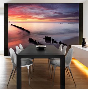 Fototapeta - Sunrise over the Baltic Sea