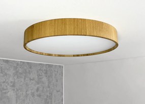 Světlo z dubu 60W, výroba v ČR, stropní svítidlo TURNN 60W, vyrobené ručně z dubového dřeva Teplá bílá 3000 K