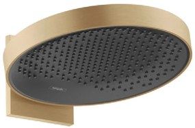 Hansgrohe Rainfinity, hlavová sprcha 360 1jet s připojením na zeď, kartáčovaný bronz, HAN-26230140