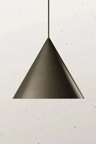 Il Fanale Minimalistické závěsné svítidlo CONE ø 250 mm Barva: Grafén