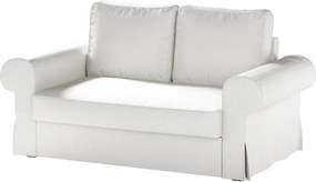 Potah na pohovku IKEA Backabro 2-místná, rozkládací barva krémová látka pletený vzor