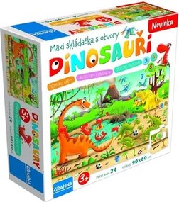 GRANNA Puzzle Dinosauři / 24 dílků / 90 x 60 cm / od 3 let