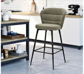 Designová barová židle Bardolph zelená