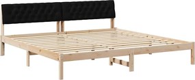Rám postele Hnědo-černá 200 x 200 cm Masivní borovicové dřevo 3394340