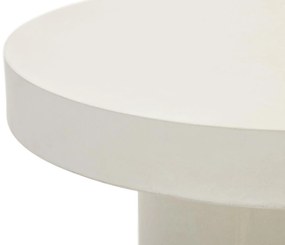 Konferenční stolek blava ø 90 cm bílý MUZZA
