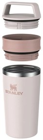 Světle růžový termo hrnek z nerezové oceli 350 ml Café-To-Go Rose Quartz – Stanley