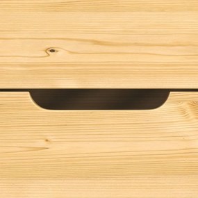 Válenda se 2 zásuvkami IRUN 90x200 cm masivní borové dřevo 3185207