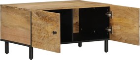 vidaXL Konferenční stolek 80x50x40 cm masivní mangovníkové dřevo [356896] Barva: Černá