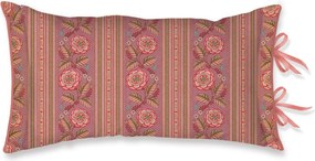 Pip Studio perkálový polštář Rosa Rani 35 x 60 cm  (Růžový perkálový polštář v podlouhlém rozměru)