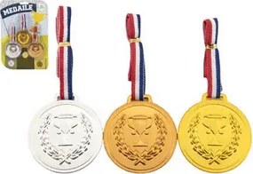 TEDDIES Medaile se šňůrkou / Sportovní ocenění / plast / průměr 6 cm /