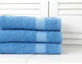B.E.S. - Petrovice, s.r.o. Bavlněný froté ručník Adria - Modrý 30 x 50