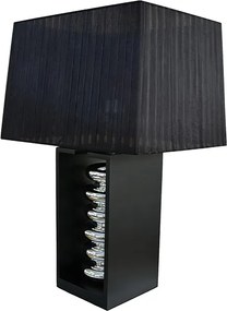 Designová stolní lampa Kamaria 55 cm černá