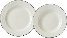 XXXLutz JÍDELNÍ SOUPRAVA porcelán keramika Novel - Kolekce nádobí - 005653016102