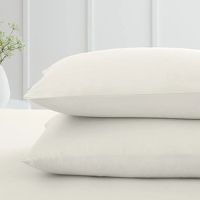Povlaky na polštáře v sadě 2 ks z bavlněného perkálu 50x75 cm Cotton Percale – Bianca