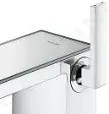 Axor MyEdition - Umyvadlová baterie s výpustí Push-Open, chrom/zrcadlové sklo 47020000