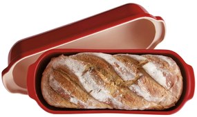 Emile Henry Forma na chleba velká hranatá 39,5 x 16 cm Granátová e-bal 349503