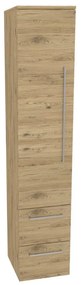 Mereo Mereo, Bino, koupelnová skříňka vysoká 163 cm, levá, Multidecor, CN697DSAN