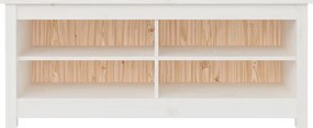 vidaXL Lavice s botníkem 110 x 38 x 45,5 cm masivní borovice [813775] Barva: Přírodní