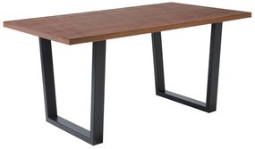 Jídelní stůl hnědý 160x90 cm AUSTIN Beliani