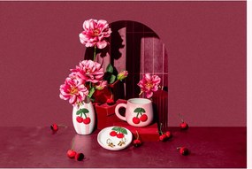 Ručně malovaná váza z dolomitu Cherry – Sass &amp; Belle