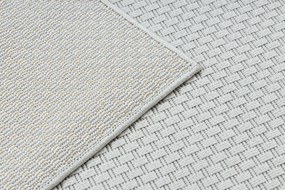 Dywany Łuszczów Kusový koberec Timo 6272 White – na ven i na doma - 70x200 cm