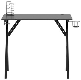 Petromila Herní stůl s nohami ve tvaru Y černý 90 x 60 x 75 cm