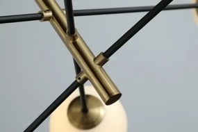 Designový lustr Oviedo 6 zlaté/Bk