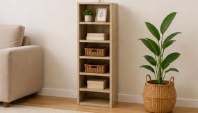 skříňka na boty, botník, 6 polic, dřevo, 92x36x32 cm, dub sonoma, Dekorino BB20260074