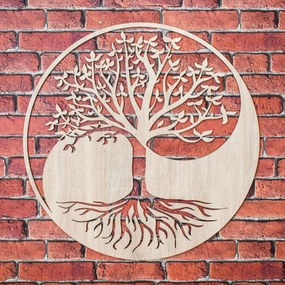 DUBLEZ | Dřevěný strom života na zeď - Symbióza