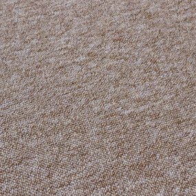 Spoltex, Metrážový koberec Balance 91 sv.hnědý, na míru, šíře 4m, hnědá, filc, chodba / předsíň