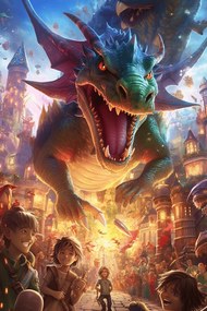 Plakát - Drak ve světě fantazie - Série - Pohádkové království