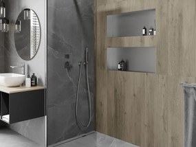 Mexen X-Wall-NR nástěnná police bez límce 75 x 30 cm, inox - 1911753010