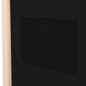 vidaXL 3dílný paraván 120 x 170 x 4 cm textil [248183] Barva: Černá