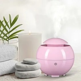 SIXTOL Globe růžový lesk / Aroma difuzer / 150ml / 6 W / Automatické v