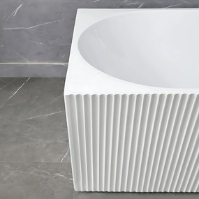 Rea Wenus, akrylová rohová vana 1700x800x575 mm, levá, bílá, REA-W0129