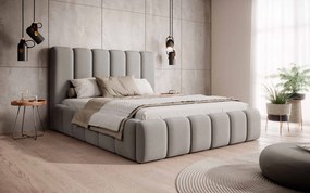 Postel MODEL 14 140x200 světlešedá - MAGIC VELVET 2240