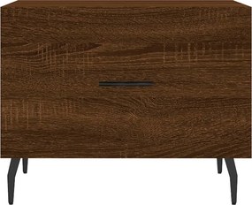 vidaXL Konferenční stolky 2 ks 50x50x40 cm kompozitní dřevo [829443] Barva: Černá