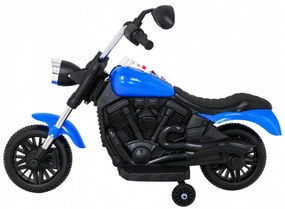 Dětská elektrická motorka Chopper V-Max Modrá