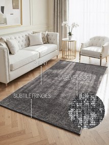 ELLE Decoration, Kusový koberec Brilliance Prisma 106310 Silver Grey z kolekce Elle, 80x150, šedá, ložnice
