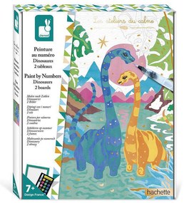 Janod Atelier Sada Maxi Malování s čísly od 7 let Dinosauři
