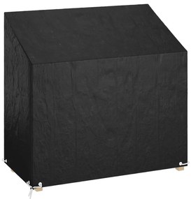 Plachta na zahradní lavici 8 oček 130 x 70 x 70/88 cm PE 319338