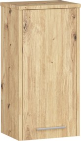 Koupelnová závěsná skříň FIN W30 1D Dub Artisan