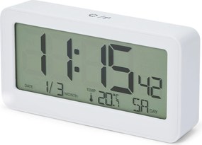 Tchibo - Rádiový LCD budík - barva: bílá