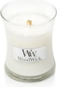 WoodWick White Teak 85g - váza malá / doba hoření: až 20 h