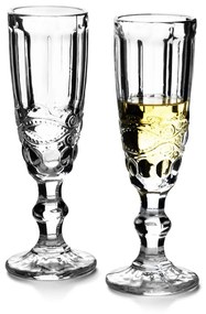 Sada 6 sklenic na šampaňské ELISE SWEET 165 ml čirá