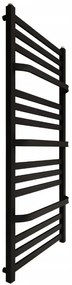 Regnis LOX DUO, topné těleso 530x1800mm, 765W, černá matná, LOXDUO1810/540/D50/BLACK