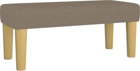 Box spring postel s matrací taupe 80x200 cm textil 3137273