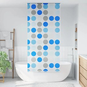 Sprchová roleta 100 x 240 cm kruhový vzor 142854